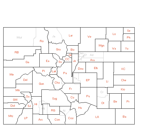 Colorado County Maps Colorado County Highway Wall Map By Maps.com