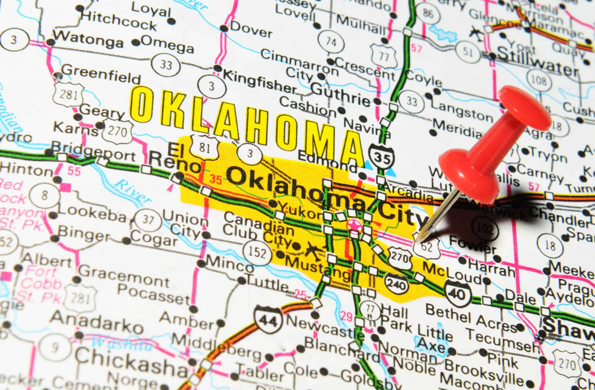 Oklahoma County Maps: Interactive History & Complete List