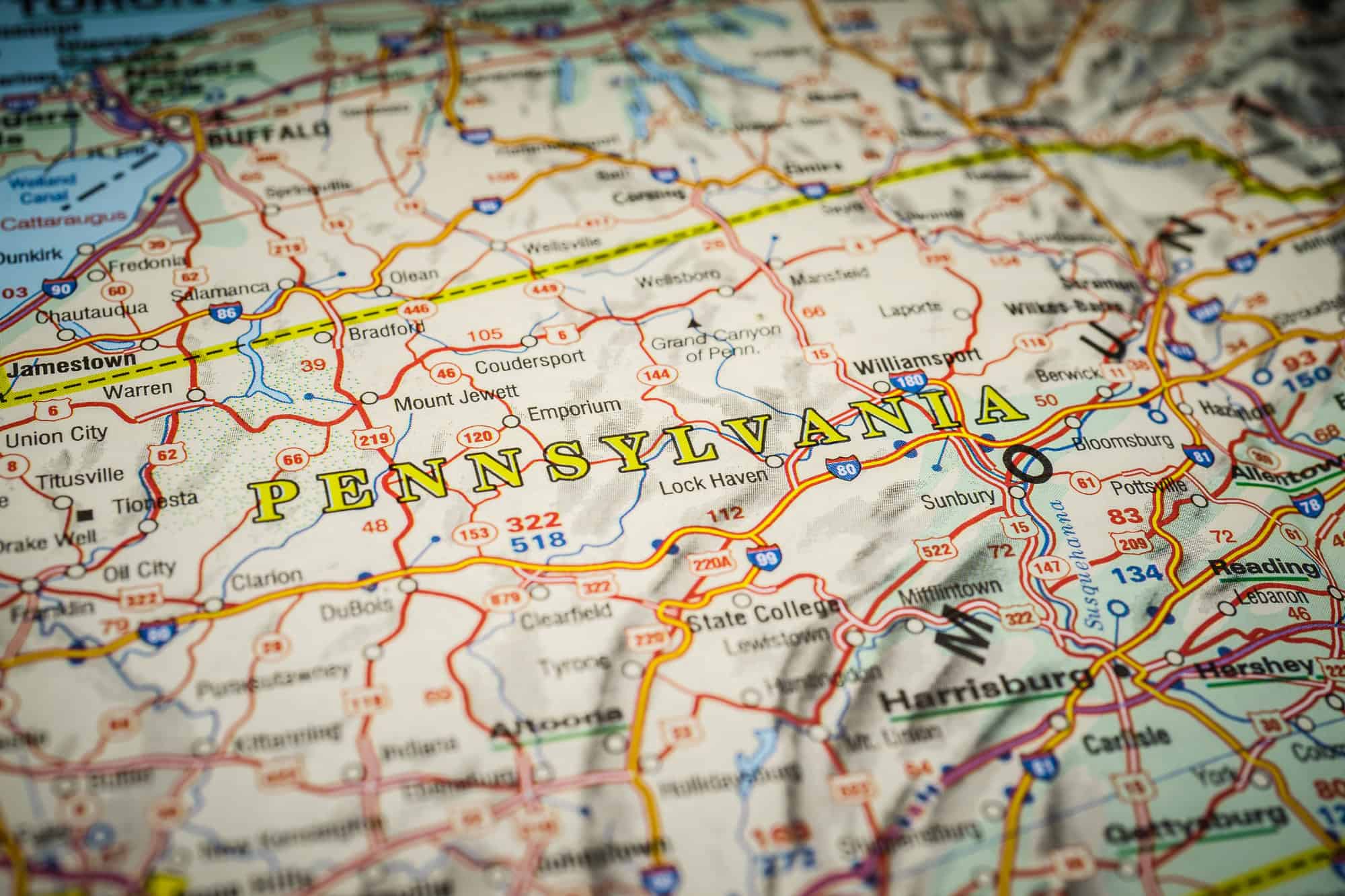 Pennsylvania County Maps: Interactive History & Complete List