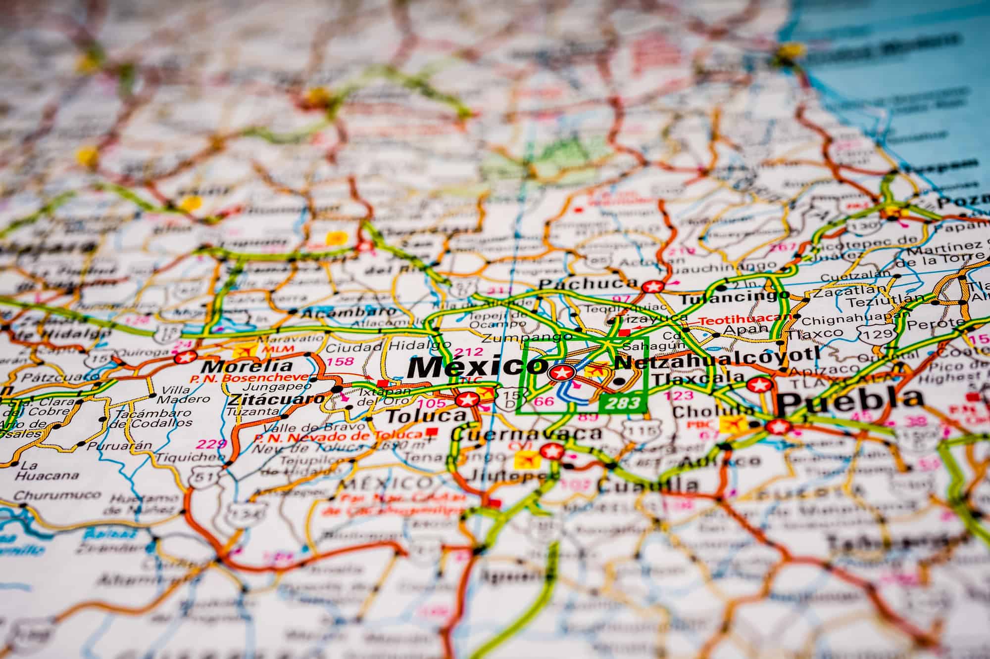 Central Mexico - Maps, History and Culture