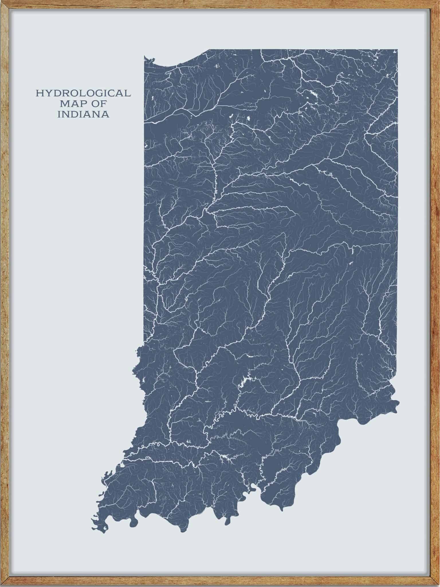 Indiana Lakes and Rivers Map: Navigating Hoosier Waterways