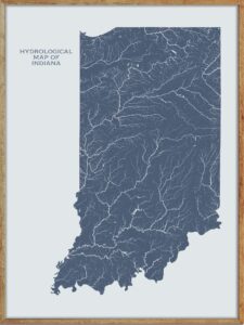 Indiana Lakes and Rivers Map: Navigating Hoosier Waterways