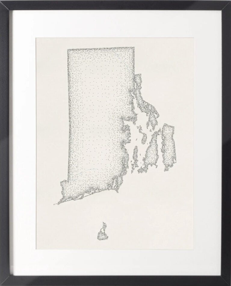 Rhode Island Lakes and Rivers Map: Ocean State Odyssey