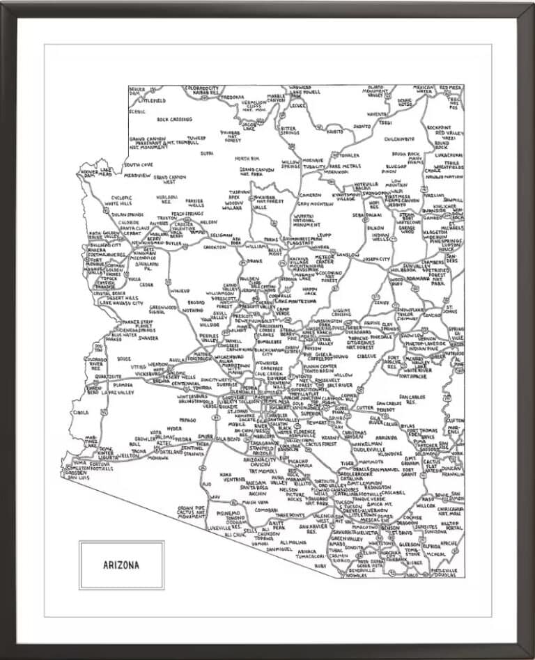 Arizona Map With Cities and Highways: A Definitive Guide