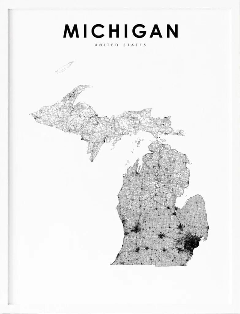 Michigan Map With Cities and Highways: A Detailed Guide
