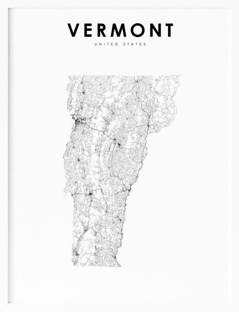 Vermont Map With Cities and Highways: Travel With Ease
